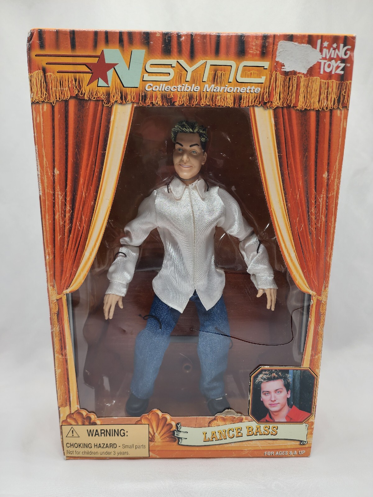 NSYNC Collectible Marionette Lance Bass Figure Living Toyz Vintage NEW ...