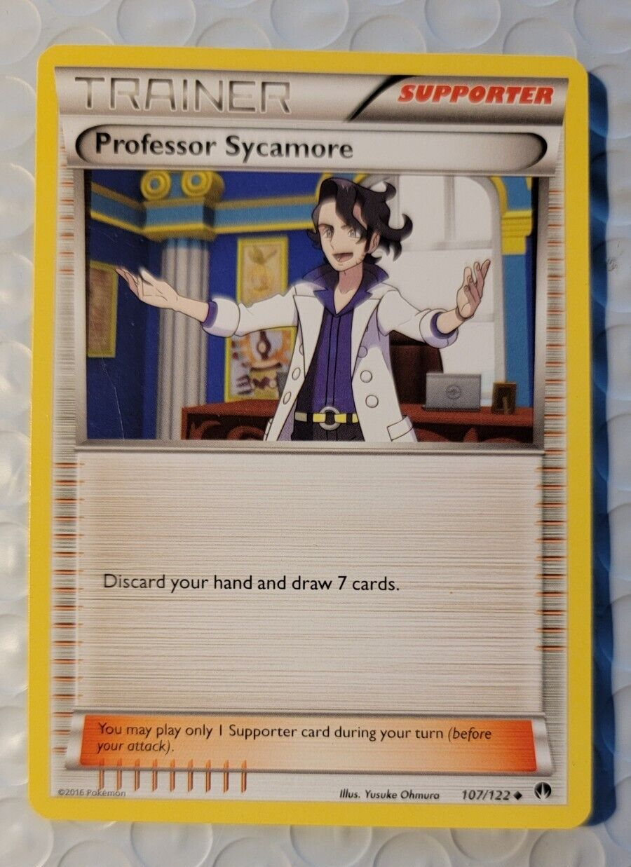 Pokemon Trading Card Game TCG Trainer Professor Sycamore No 107 2016 | eBay