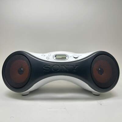 Sony S2 AM/FM Stereo Reciever White ZS-X3CP | eBay