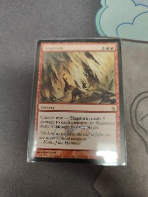 1x Signed(Silver) Slagstorm Magic The Gathering Rare | eBay