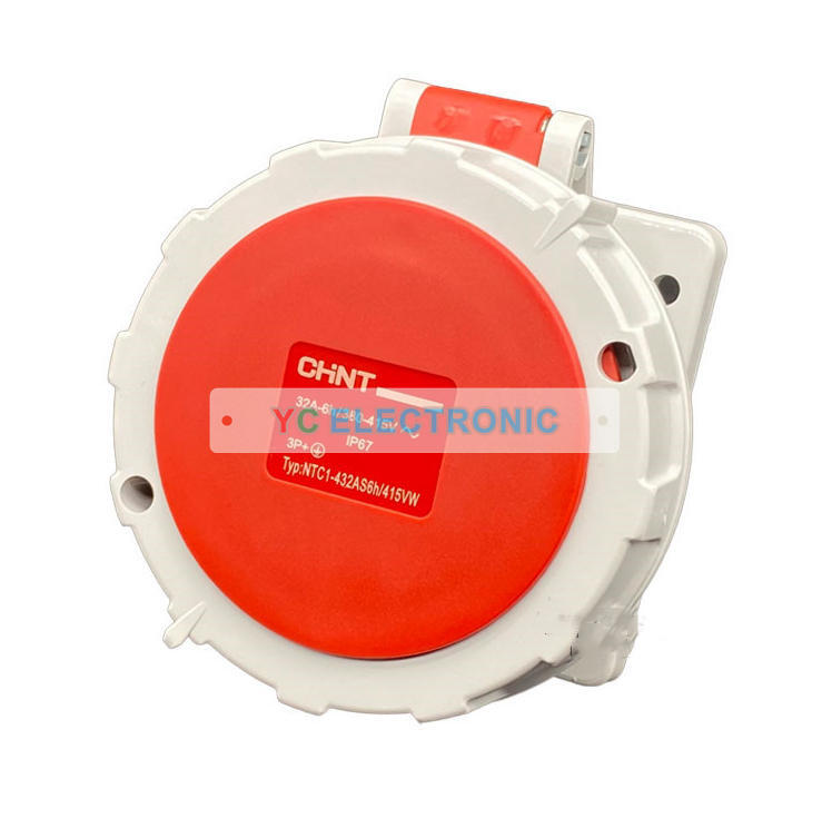 New CHNT Aviation IP67 waterproof NTC1-432AS6h/415VW concealed socket 4 ...