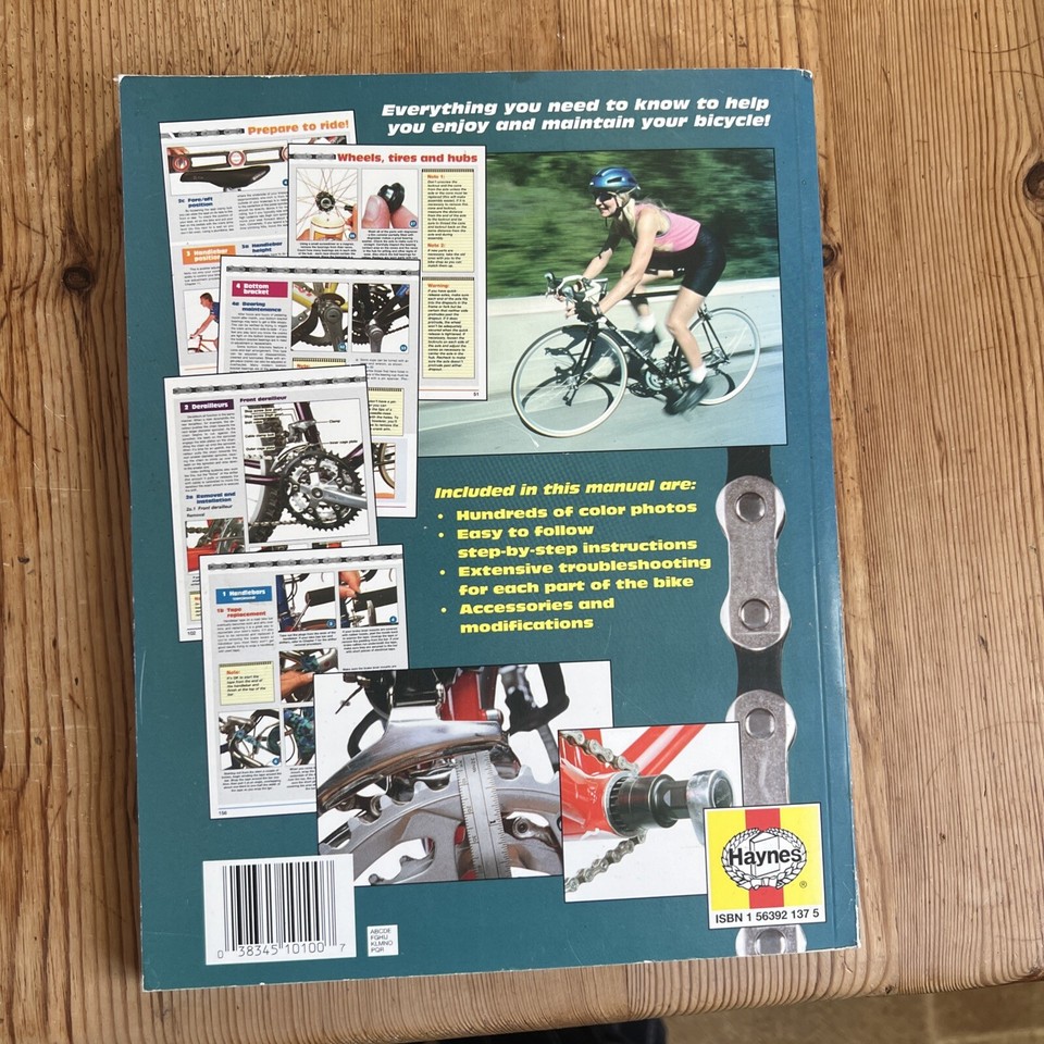 The Haynes Bicycle Book - Step by Step Repair and Maintenance 1995 ...
