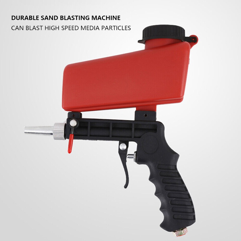 NEW Portable Handheld Air Compressor Speed Sand Gun Blaster Sand ...
