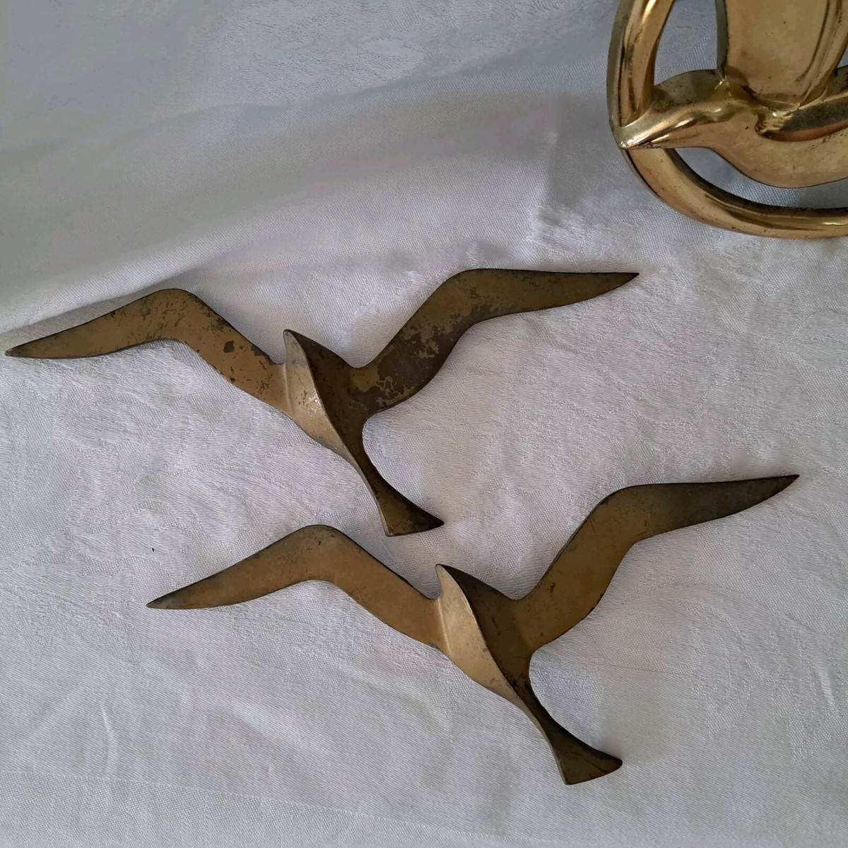 Vintage Brass Seagull Wall Decor Seagull Wall Decor — Walker & Wells