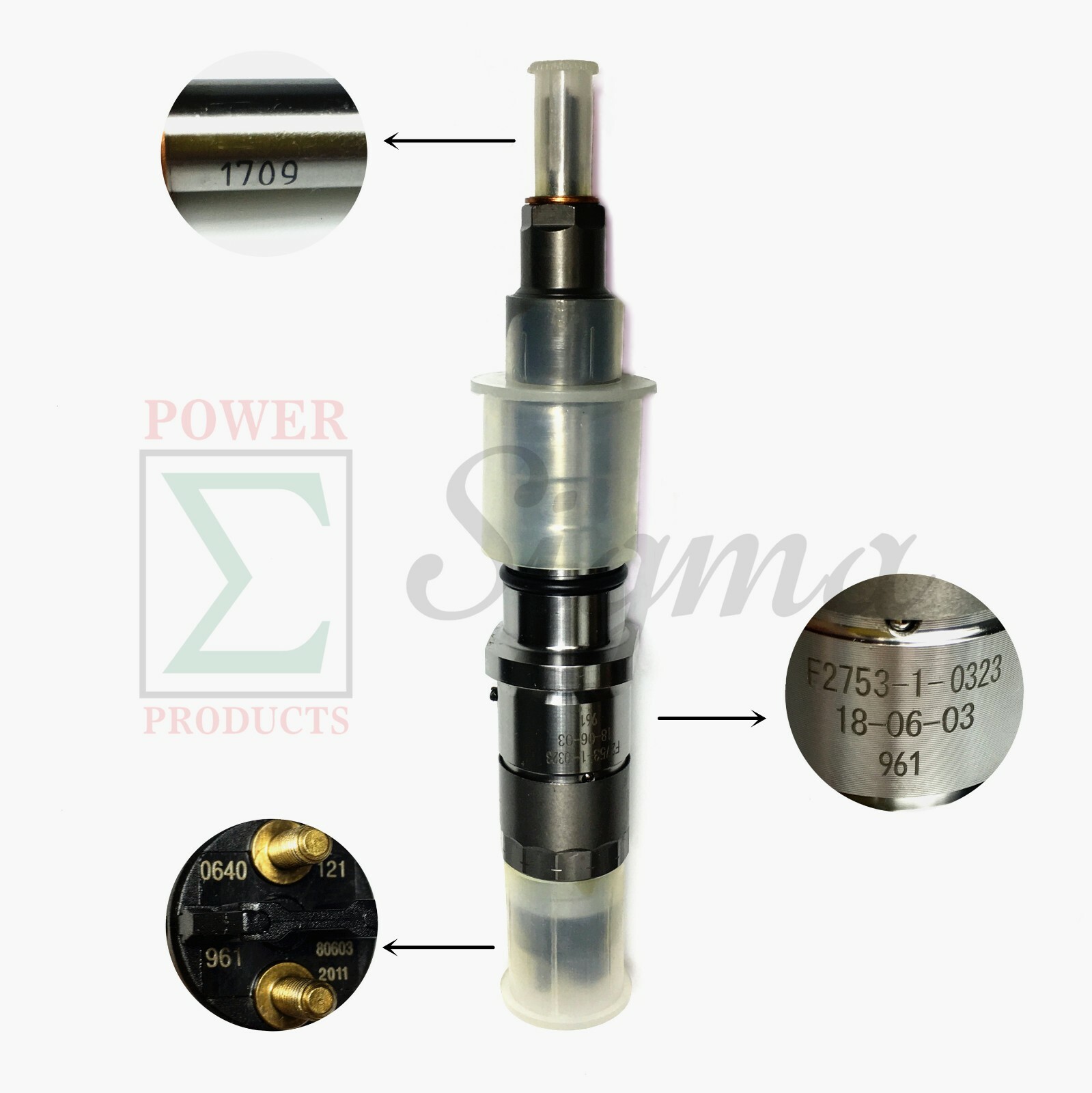 Sigma Diesel Engine Injector Bosch Style 0445120121 For CUMMINS ISLe ...
