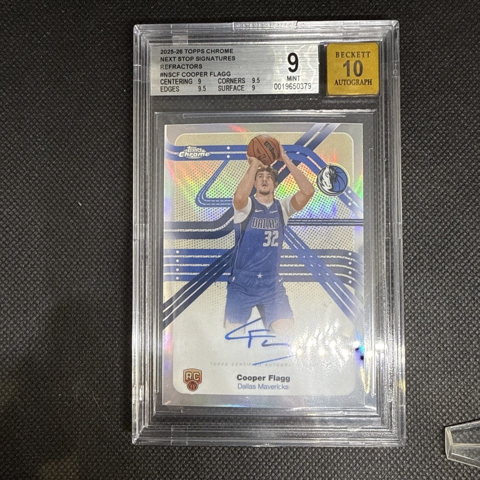 2025-26 Topps Chrome - Next Stop Signatures Cooper Flagg #NS-CF ...