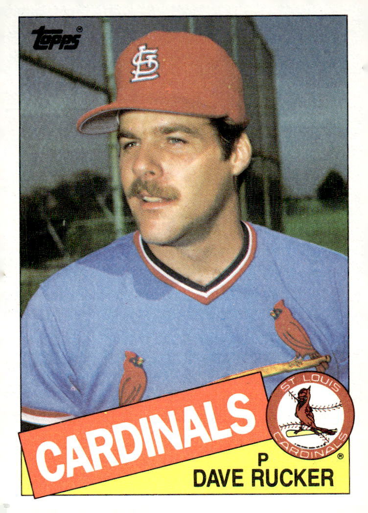 1985 Topps #421 Dave Rucker - ST. Louis Cardinals | eBay