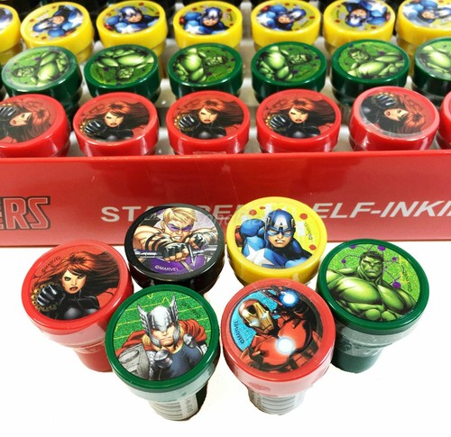 Marvel Avengers Stamps 60pc Stampers self-inking toy Party Favors | eBay