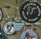 LOCKHEED-MARTIN SKUNK WORKS SR-71 BLACKBIRD SITE-II SKUNK vêlkrö PATCH ...