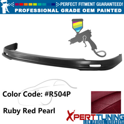 Fits 98-01 Acura Integra Mugen Style Front Bumper Lip PP #R504P Ruby ...
