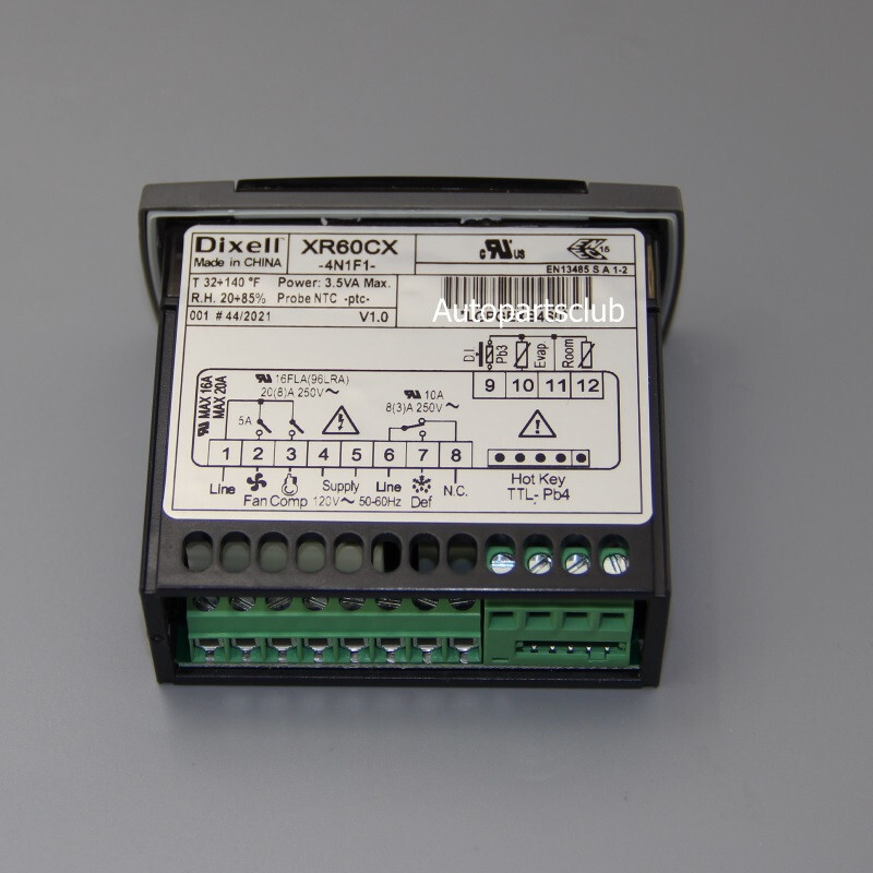 Dixell XR60CX-4N1F1 Refrigerator Thermostat Temperature Controller Gray ...