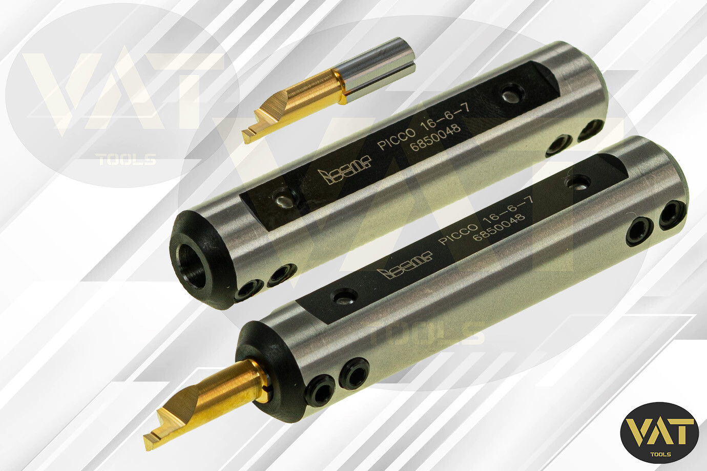 1x Iscar PICCO 16-6-7 CUT Werkzeuge + 1x Mini PICCO R0.10-2508-20 IC228 ...