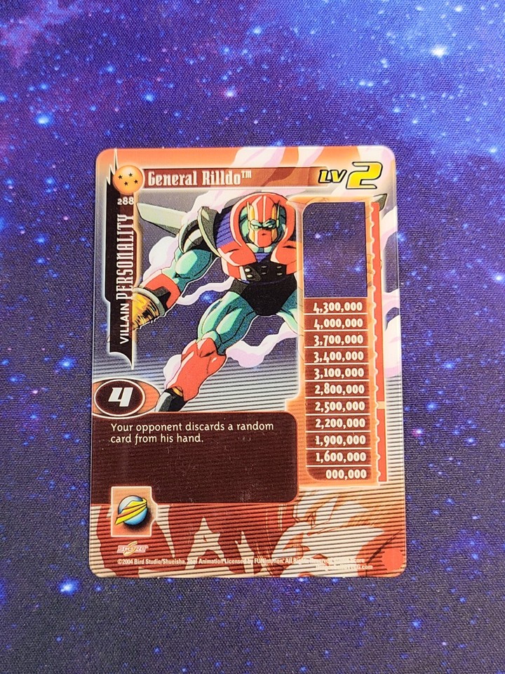 DBZ Dragon Ball GT General Rilldo 288 Hi-tech CCG Unlimited DBGT MP ...
