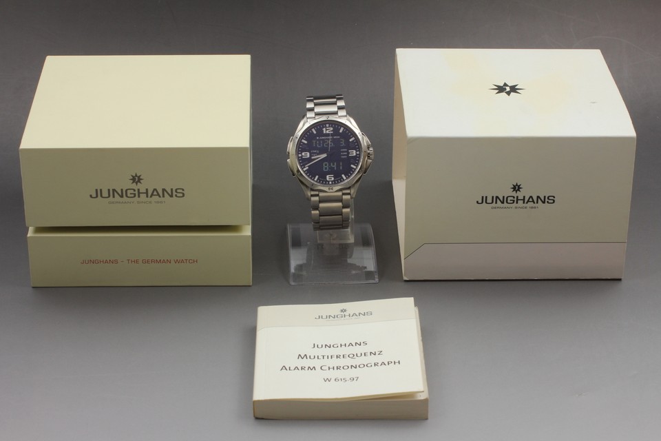 Junghans Mega Aviator Chronoscope Watch [ Button does not work ]( 17 ...