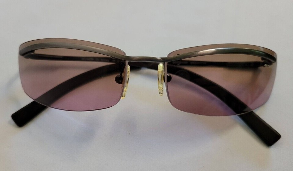Vintage Arnette Sunglasses - Sideshow 3022-517/14 Wrap Rimless Made In ...