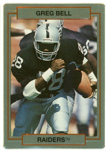 1990 Action Packed Greg Bell Los Angeles Raiders #77 | eBay