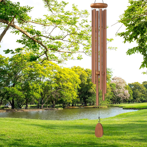 Extra Large Wind Chimes for Outside Deep Tone, 58" Bronze Big Church ...