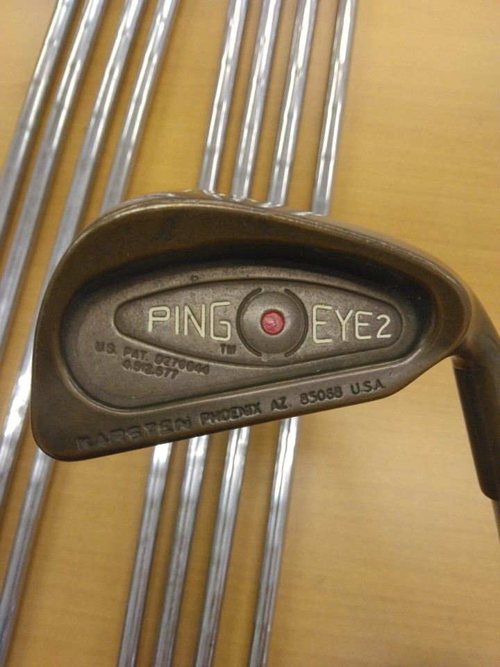 Ping Eye2 Beryllium Copper Red Dot Iron Set #3-9,W,S(9Clubs) | eBay