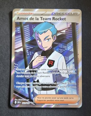 Carte Pokémon Amos de la Team Rocket 223/182 Rivalités Destinées (DRI ...