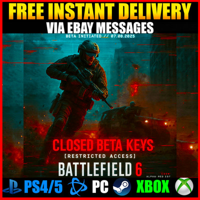 Battlefield 6 EARLY ACCESS - GLOBAL - XBOX - PS - PC - CLOSED/OPEN BETA ...