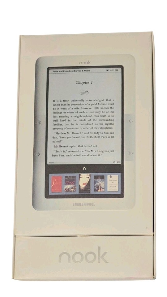 Barnes & Noble Nook 1st Edition BNRV100 WiFi eReader 9781400501717| eBay