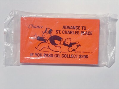 MONOPOLY CHANCE CARDS (Orange) ALL Replacements MINT In package | eBay