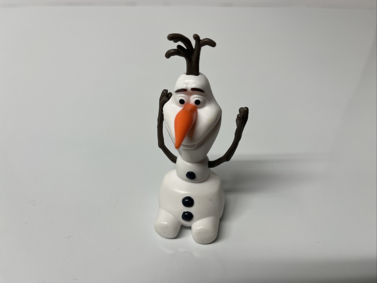 Original 2013 Mattel Disney Princess Frozen Olaf Plastic Figure 3 1/2 ...