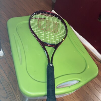 Wilson pro 110 Tennis Racquet super High Beam Series W/Case 4 1/2 L4 | eBay