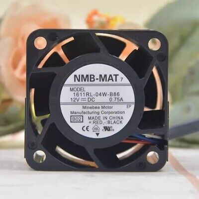 NMB-MAT7 4028 DC12V 0.75A 1611RL-04W-B86 4CM 4-Wire Cooling Fan | eBay