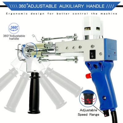 Cut Pile Carpet Weaving Machine Kit Rug | Grelly USA