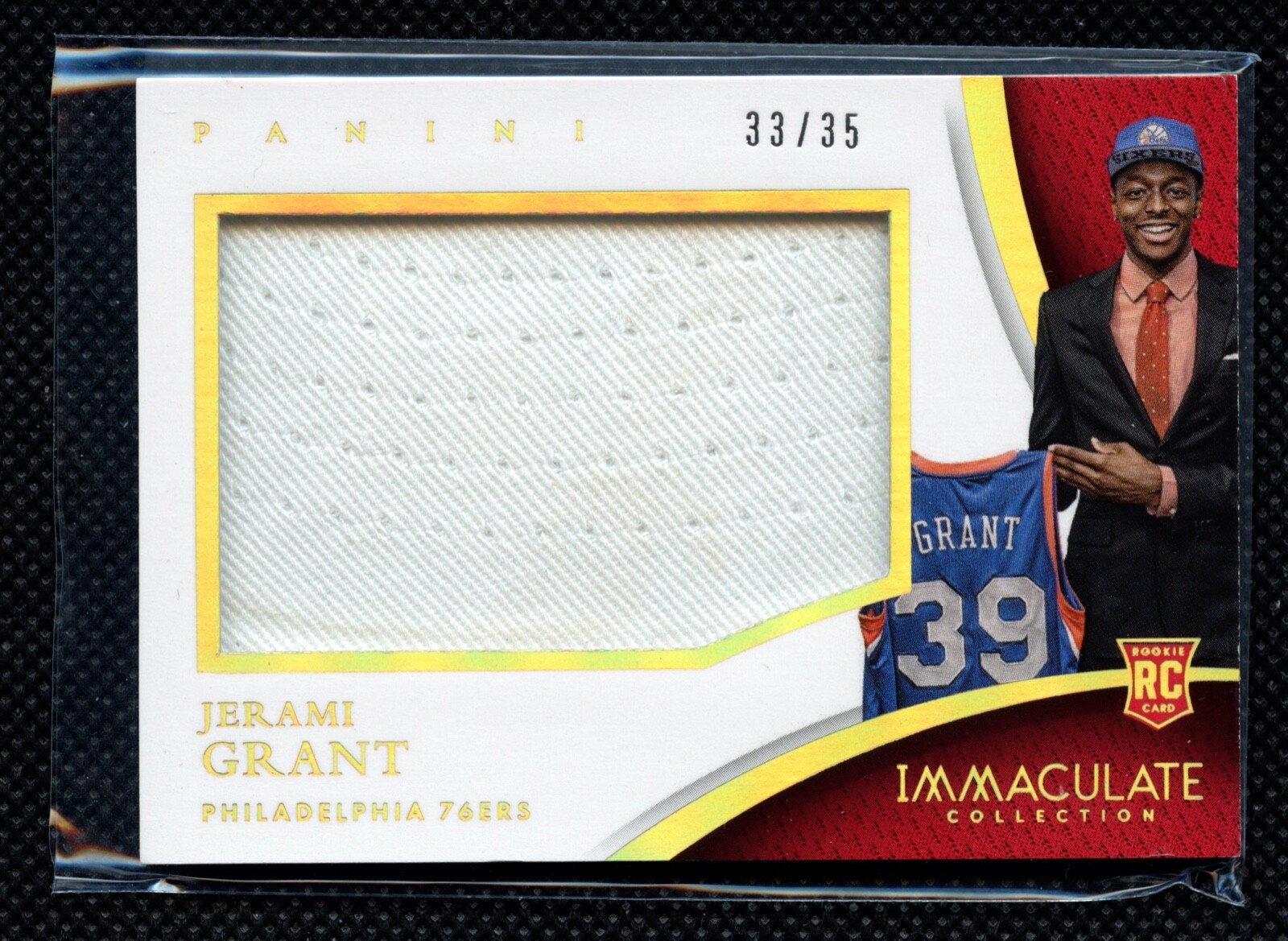 2014-15 Immaculate Collection Jerami Grant Rookie 33/35 Player Caps | eBay