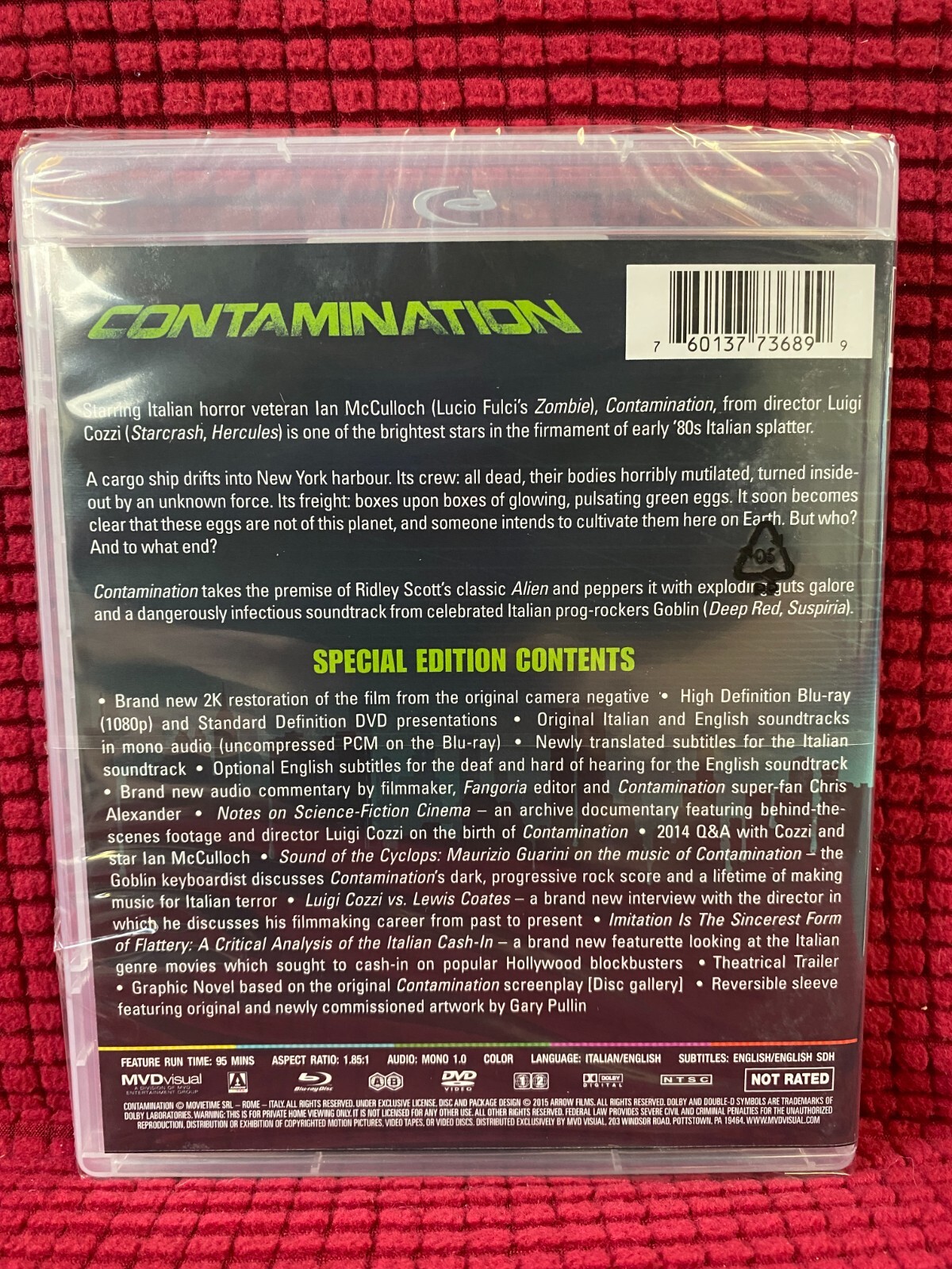 CONTAMINATION (1980; Luigi Cozzi, aka "Alien Contamination") [Arrow Blu ...