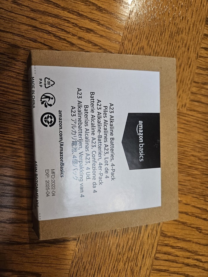 Amazonbasics A23 Alkaline Batteries - 4ct | eBay