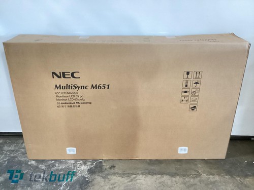 NEC MultiSync M651-AVT3 65" 4K UHD Digital Signage Display, HDR, TV ...