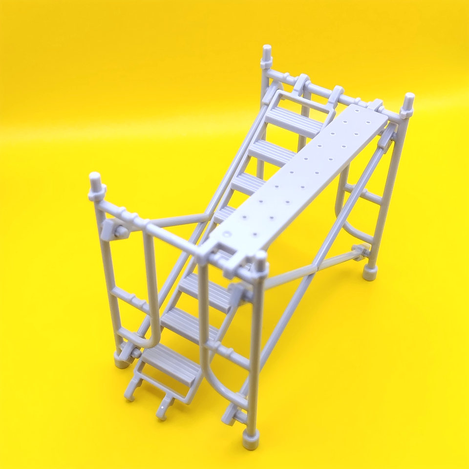 Miniature Scaffold Stairs Plastic Toys Made in Japan Model Connectable ...