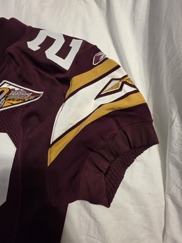 Darrell Green 70th Anniversary 2002 Washington Redskins Authentic Game ...