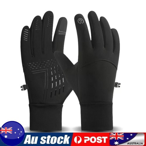 Men Women USB Heated Gloves Hand Warmer Thermal Touch Screen Gloves (Black) New | eBay Australia