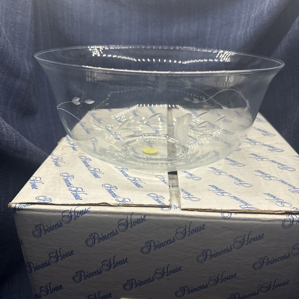 Princess House Heritage Handblown Crystal 10" Revere Bowl # 441 ...