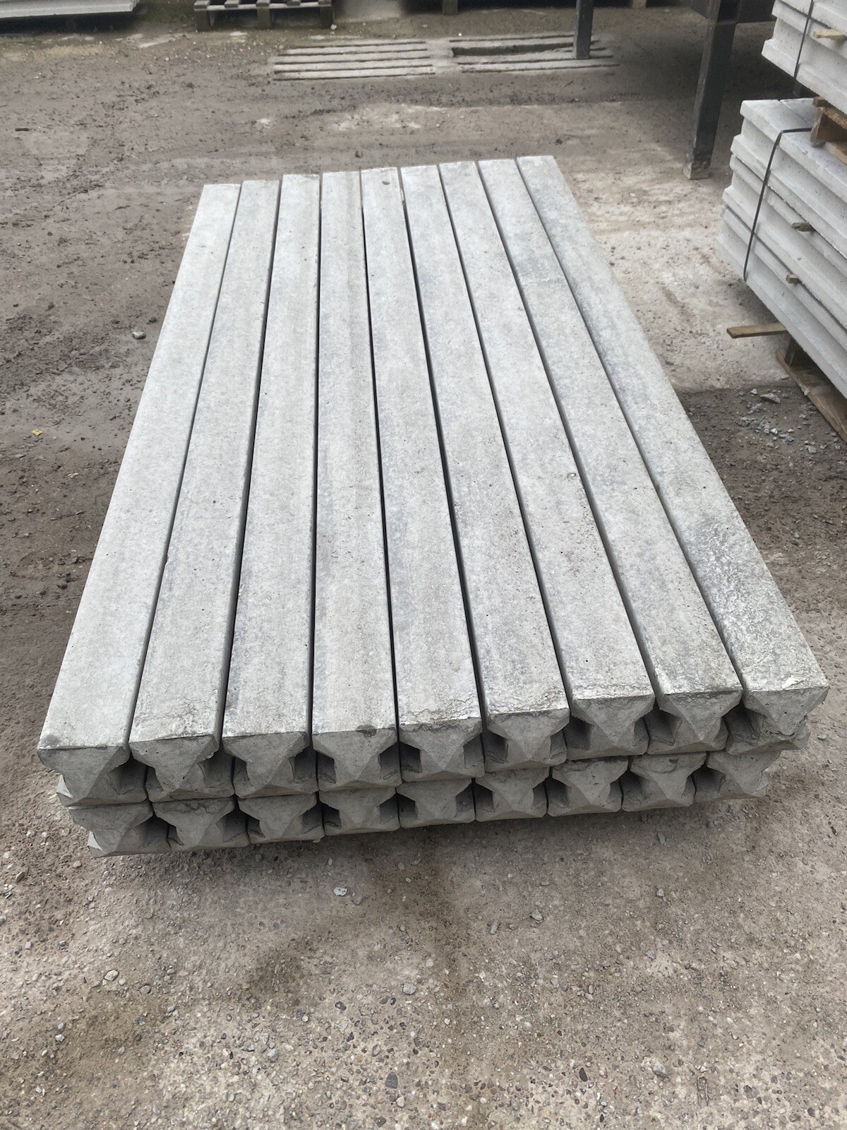 New ~ Reinforced 6Ft Intermediate Concrete Fencing Posts | eBay UK