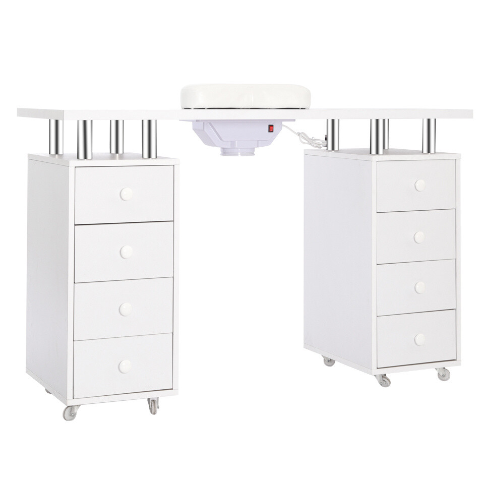 Professional Manicure Table Beauty Salon Nail Station Desk w/Extractor ...