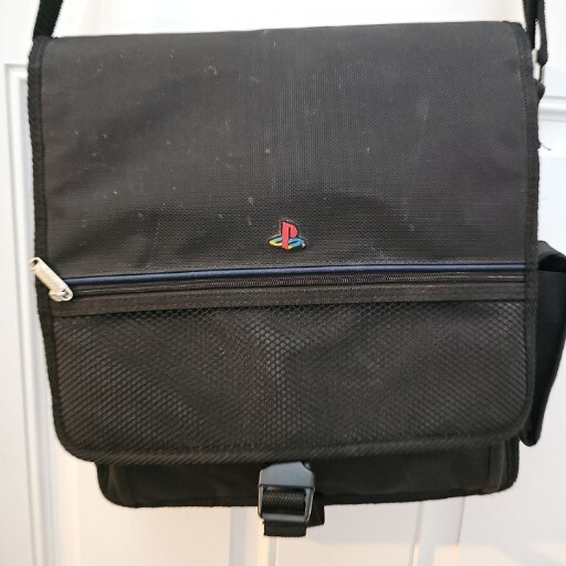 Vintage PlayStation 2 (PS2) Carrying Case Travel Storage Shoulder Bag ...