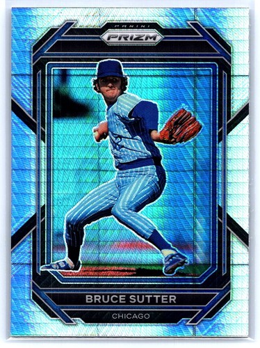 2023 PANINI PRIZM BASEBALL HYPER PRIZM PARALLEL #284 BRUCE SUTTER CUBS ...