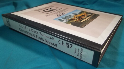 Cec 6X16 2 Pont Écran Opérateur Opération & Maintenance Manuel Livre | eBay