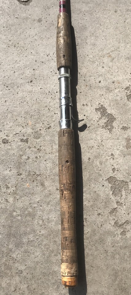 Vtg St. Croix 2 Piece 6'6" Casting Fishing Rod Pistol Grip Carboloy 1 ...