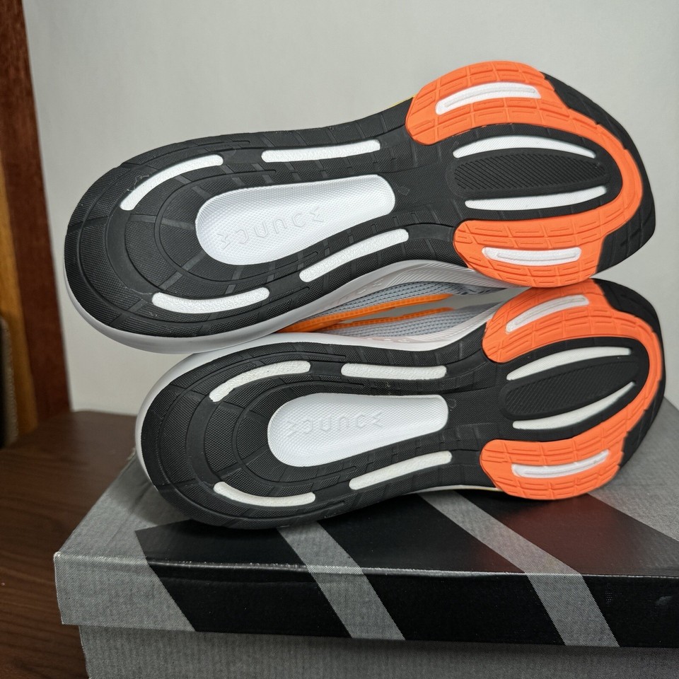 Adidas Ultrabounce Running Shoes Grey Orange HP5779 Men's Size 11.5 | eBay