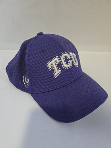 TCU Hat Large Horned Frogs Logo Top Of The World One Fit Cap Sports ...