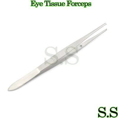 Iris Eye Dressing Forceps 4" Straight Surgical Instruments | eBay