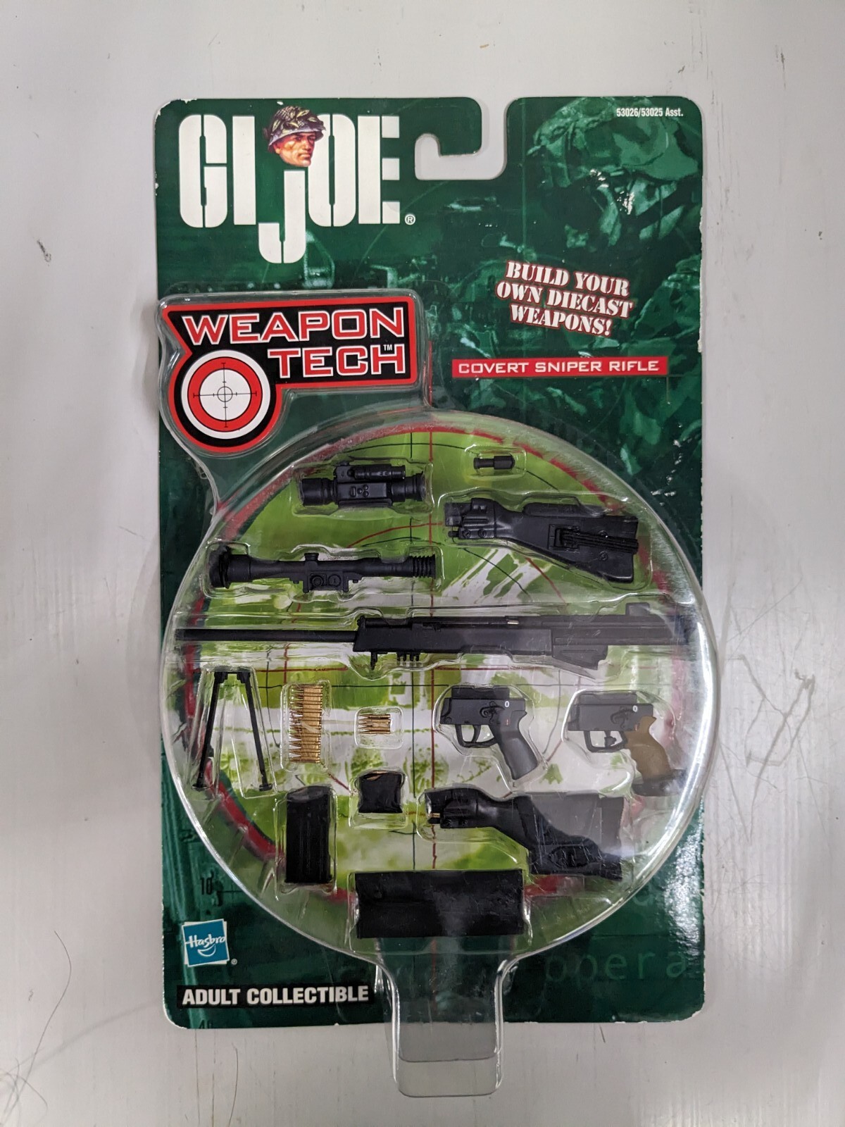 Vintage Hasbro Adult Collectible GI Joe Weapon Tech Covert Sniper Rifle ...