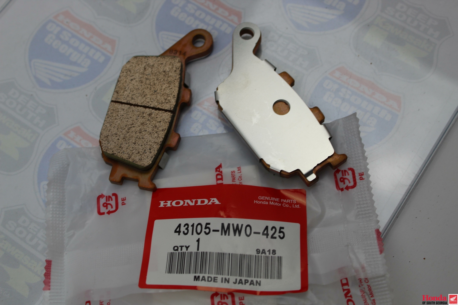 OEM REAR BACK BRAKE PADS 43105-MW0-425 | eBay