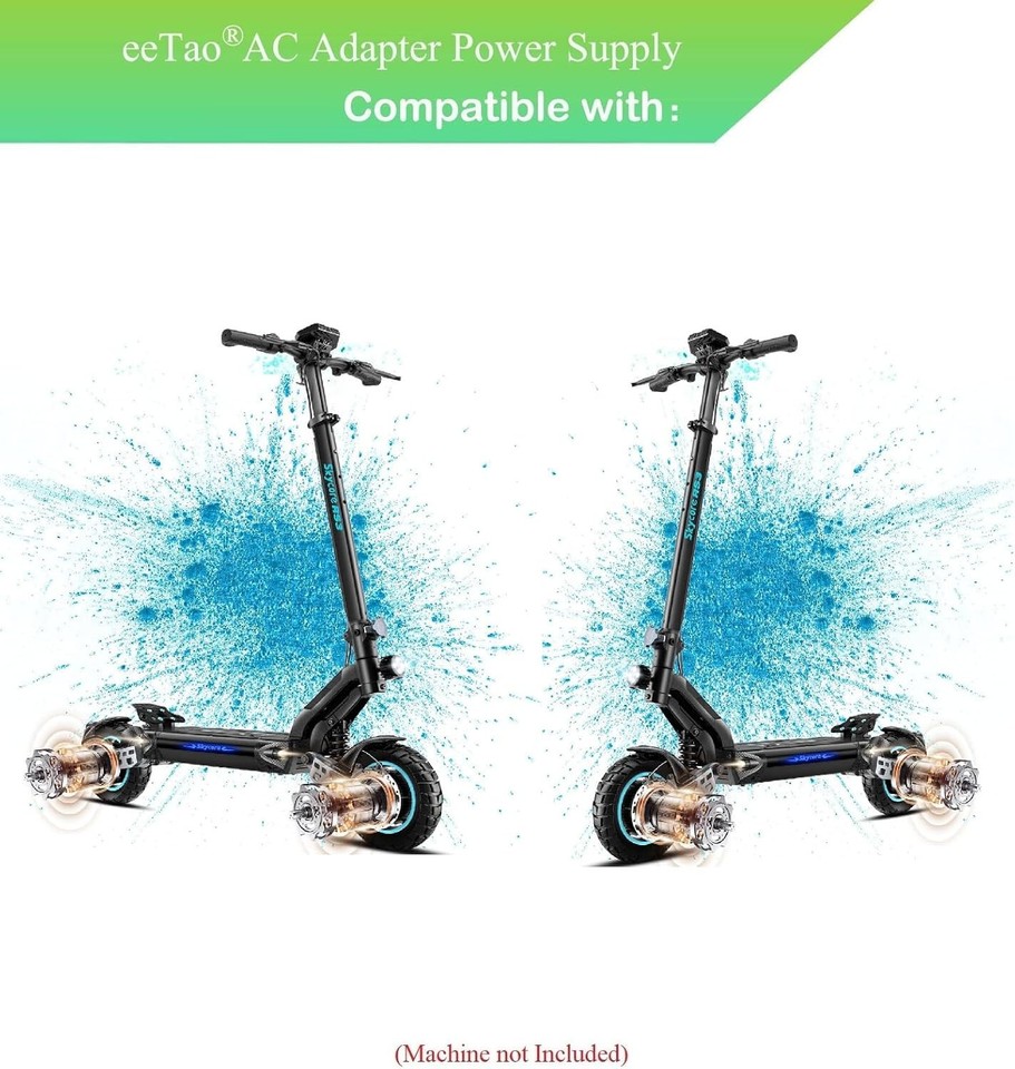 AC Adapter For Skycore RS3/RS3 PRO Electric Scooter 1600W/3200W Motors ...